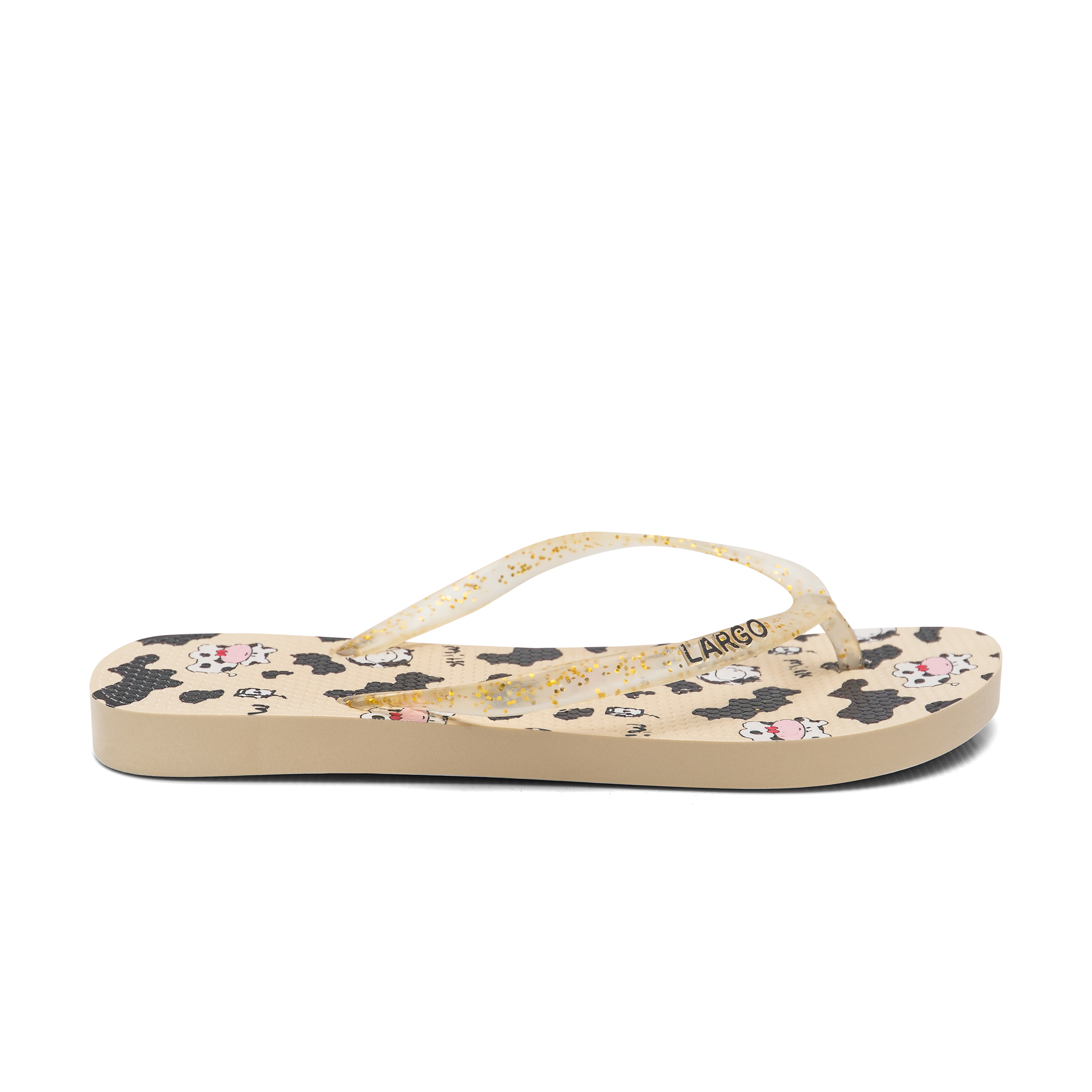 Chancla Vaca Beige